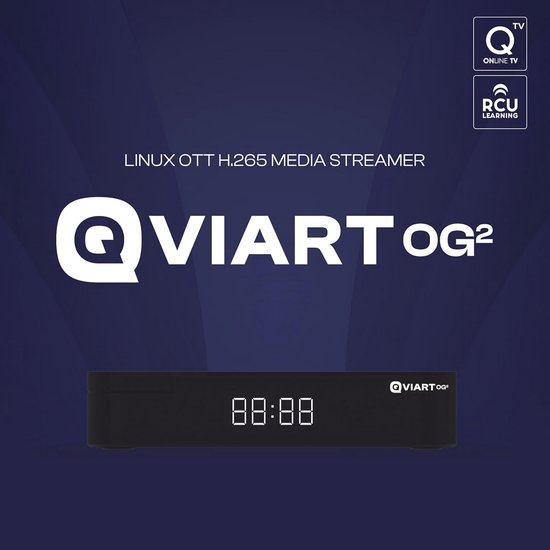 Qviart OG2 ontvanger Linux TV over IP Stalker Full HD 1080p Define OS ...