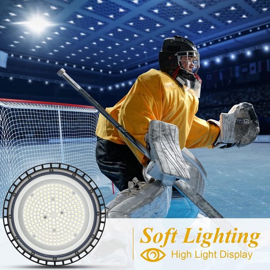 4 Stuks 300W UFO LED High Bay Verlichting 49000LM - Krachtige ...