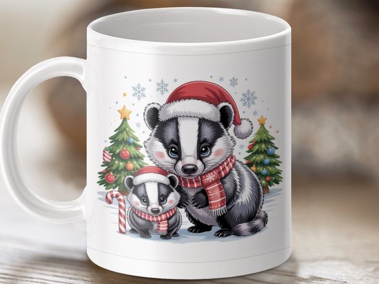 Mok Kerst Das Familie Mok, Schattige Dassen in Kerstmuts, Feestdagen ...