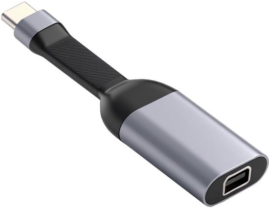 USB-C naar Mini DisplayPort Kabel voor 4K 60Hz Beeldscherm Adapter Plat ...