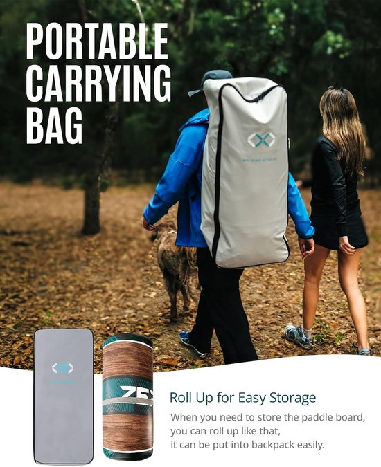 Opblaasbaar Stand Up Paddleboard 10'6" - Breed en Stabiel SUP Board met ...