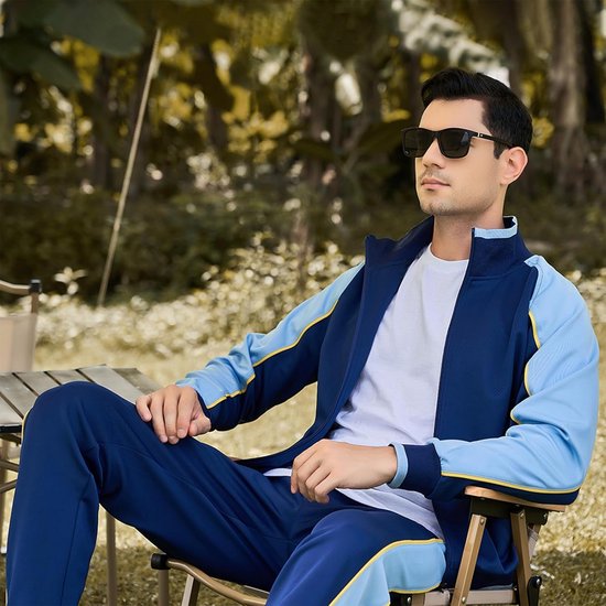 Comfortabel Trainingspak voor Heren met Joggingbroek en Jack met ...