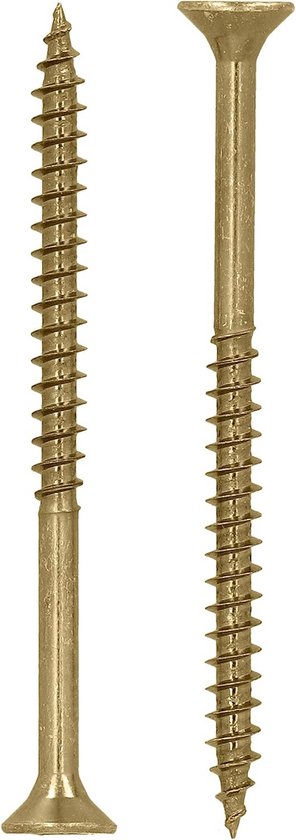 Universele Spaanplaatschroeven Verzinkt 5.0 x 70mm - 90 Stuks ...