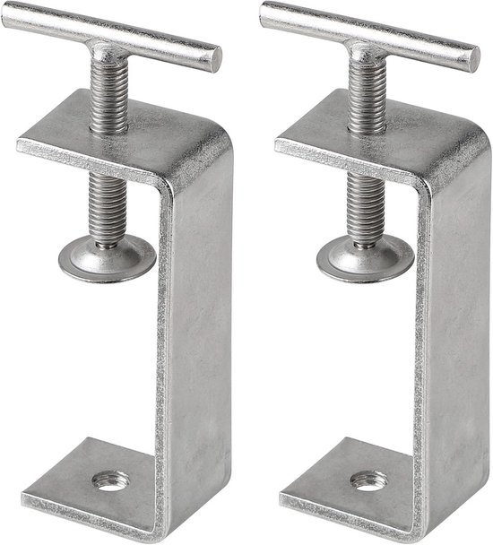 2-delige C-klem van roestvrij staal met instelbare kaakopening voor ...