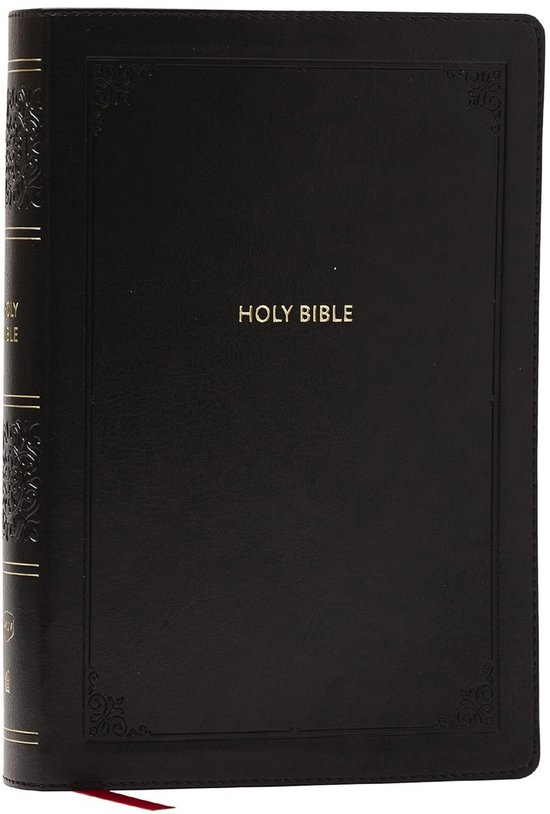 Hele Bijbel Groot Lettertype Zwart Leathersoft Rode Letter Red Letter ...