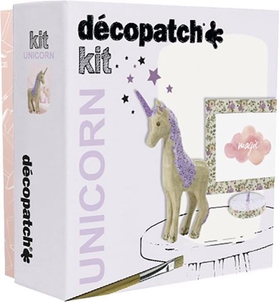 Decopatch kit - knutselset voor kinderen - Unicorn | bol.com