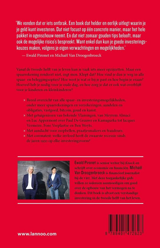 Investeren in de tweede helft van je leven (ebook), Michael Van Droogenbroeck |... | bol.com