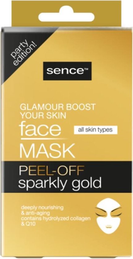 Sence Gezichtsmasker Peel-Off Goud 5 stuks | bol