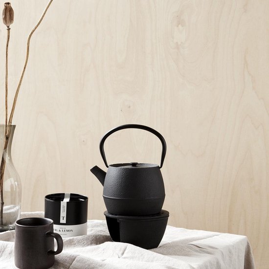 Nicolas Vahe - Design Gietijzer Theepot - Zwart | bol