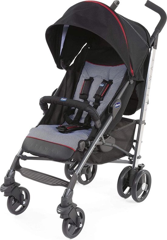 Chicco Lite Way 3 Complete Buggy - Pied de Poule | bol