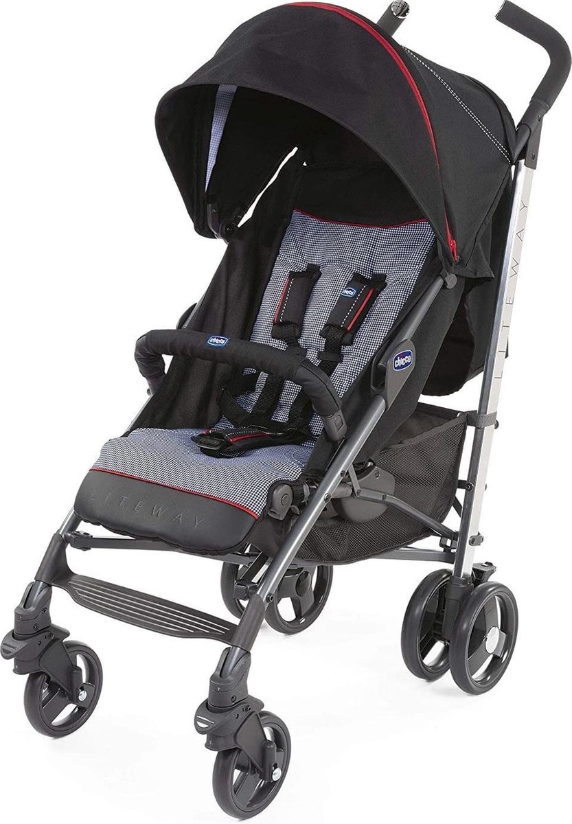 Chicco Lite Way 3 Complete Buggy - Pied de Poule | bol