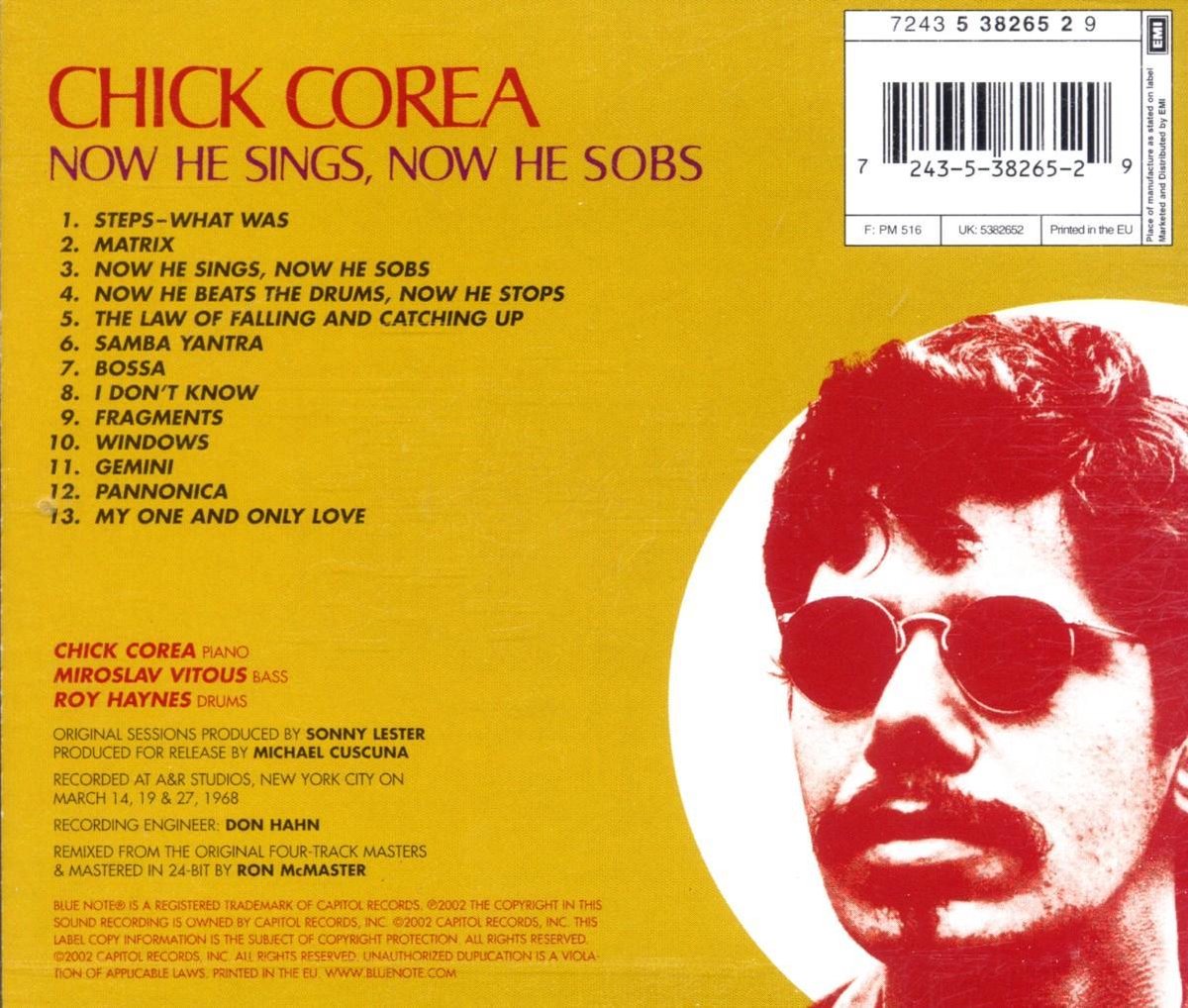 Now He Sings, Now He Sobs, Chick Corea | CD (album) | Muziek | bol.com
