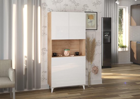 Inklapbaar Wandbureau met Planken voor Thuiswerken en Kantoor | bol