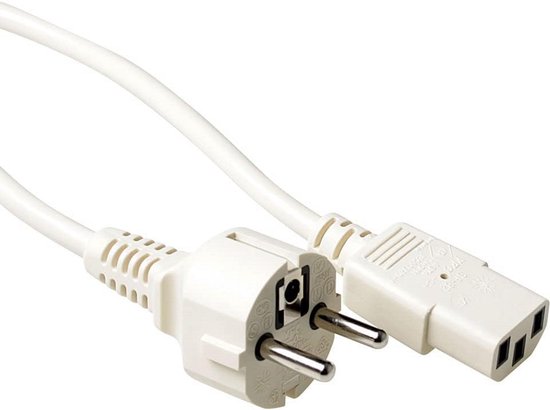 C13 Stroomkabel 1,5 Meter voor PC en Monitor - CEE 7/7 naar C13 ...
