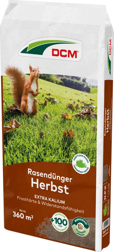 CUXIN DCM | Gazonmest Herfst | 18 kg | voor 360 m² | bol