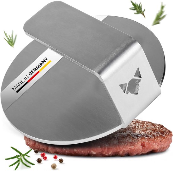 Professionele Burger Smasher & Pers van Roestvrij Staal voor Hamburgers ...