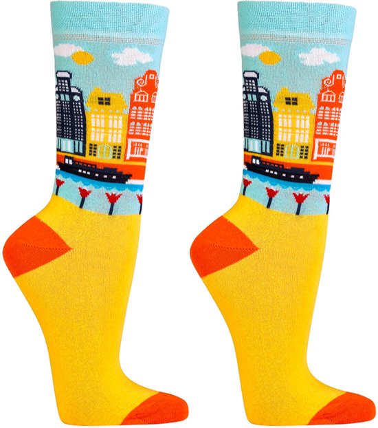 Socks4Fun - 6 Paar - Grappige sokken - Thema Nederland - Dames & Heren ...