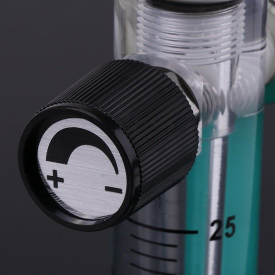 Luchtstroommeter Debietmeter 2.5-25 LPM voor Gasmeting en Flowregeling ...