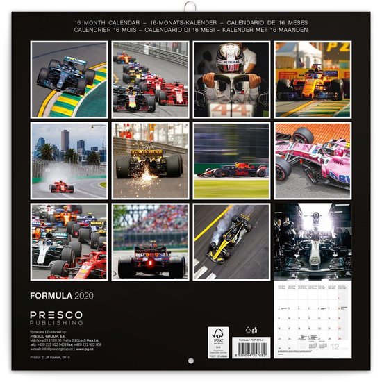 Formule 1 Kalender 2020 | bol.com