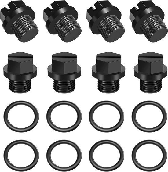 Pack of 8 Pool Drainage Screws - Pool Drain Screw with O-Ring Seals ...