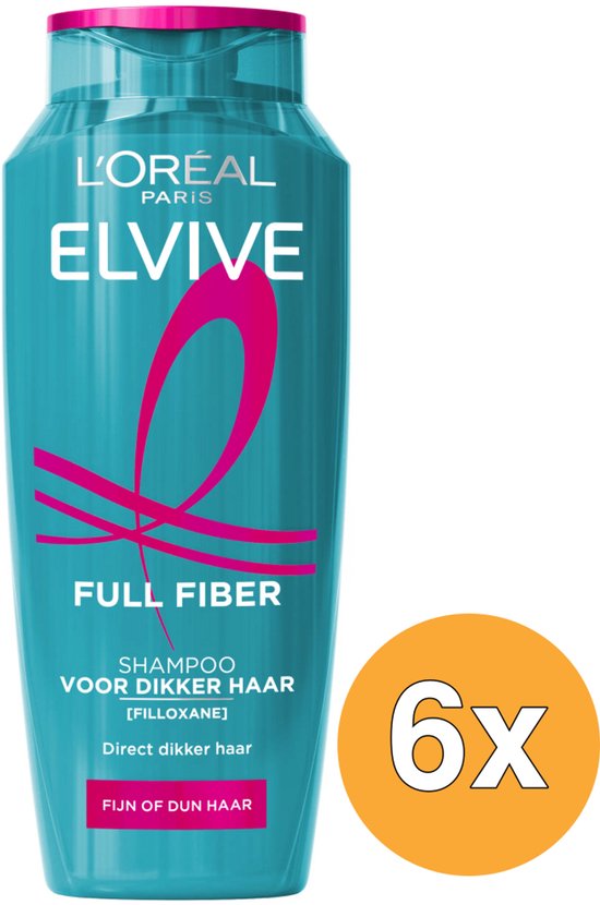 L'Oréal Paris Elvive Full Fiber Shampoo - Fijn/dun haar - Met Filloxane ...