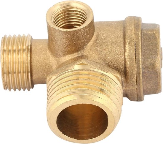 Allecto Plus - Schroefdraad 3-weg luchtcompressorventiel met terugslagklep en... | bol