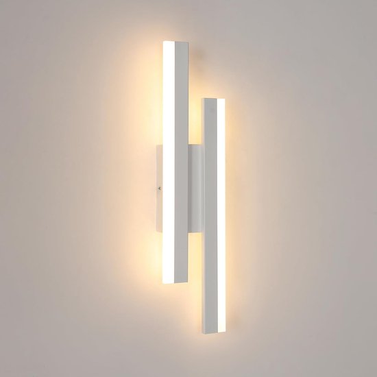 Moderne LED-wandlamp voor binnen, 16W 1800LM wandlamp, 3000K warm wit ...