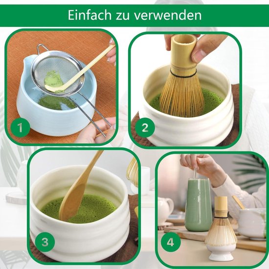 Matcha set - Matcha broom, whisk, and accessories - Japanese handmade ...