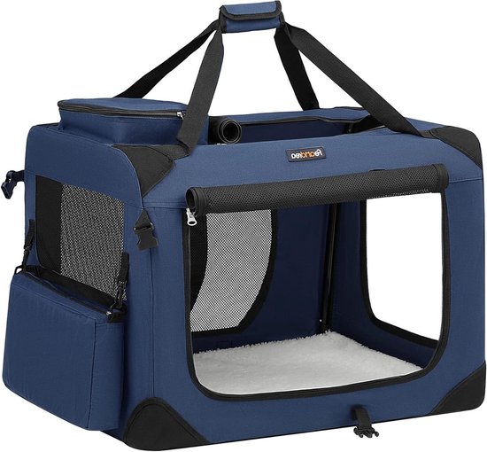 Transport Crate Car Dog Transport Crate Foldable Cat Crate Oxford ...