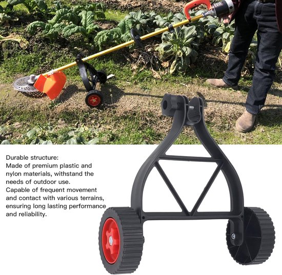 Lawn Mower Support Wheel for Weed Trimmer, Height Adjustable Weed ...