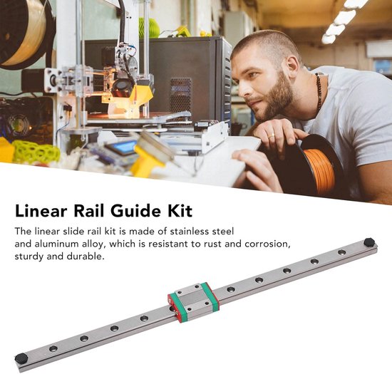 X Axes Rail Upgrade Kit Linear Motion Rail Guide with Slide Block Accessories for... | bol