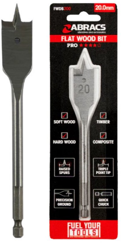 Abracs Platte Hout Speedboor 36.0 mm | bol