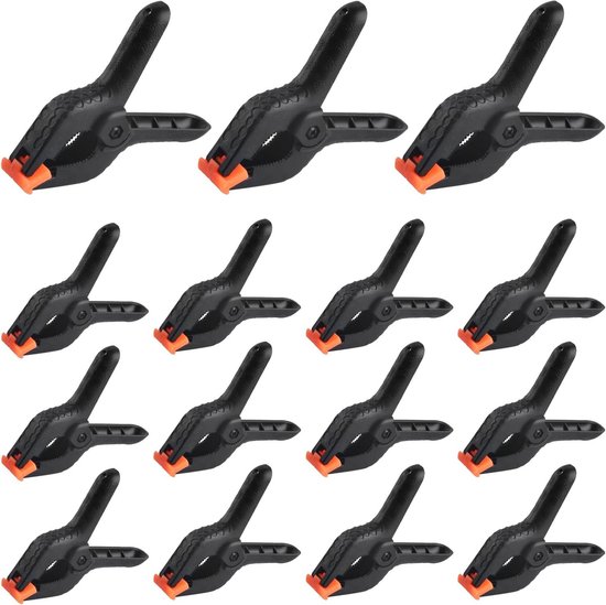 15 stuks Nylonveerklemmen - Duurzame Verstelbare Spanklemmen voor DIY ...