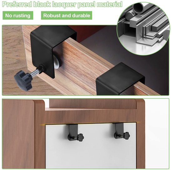 4 x C-klemmen - RVS klem - Schroefklemmen - Hoogwaardig roestvrij staal ...