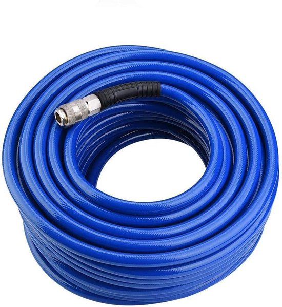 Flexibele luchtslang - PVC slang voor luchtcompressor, 30M - Blauw ...