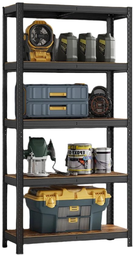 Zware plank - magazijnplank - kelderplank - stabiele stalen structuur ...