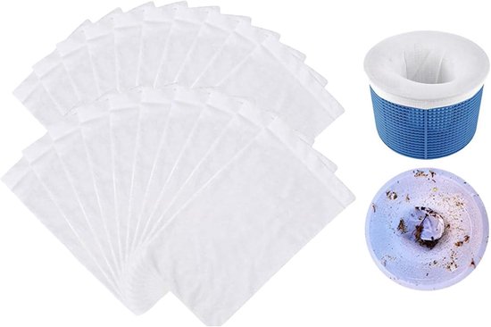 Skimmer Sokken voor Zwembad - Set van 20 stuks - Herbruikbare Filter ...