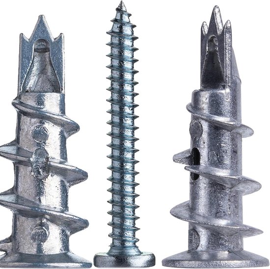 Zelfborende Gipsplaatpluggen 30 stuks - Metaal - Zelfblokkerend ...