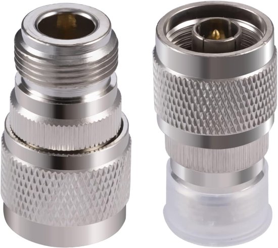 2PCS N Connector Adapter - N Type Male to N Type Female - Coax Cable ...