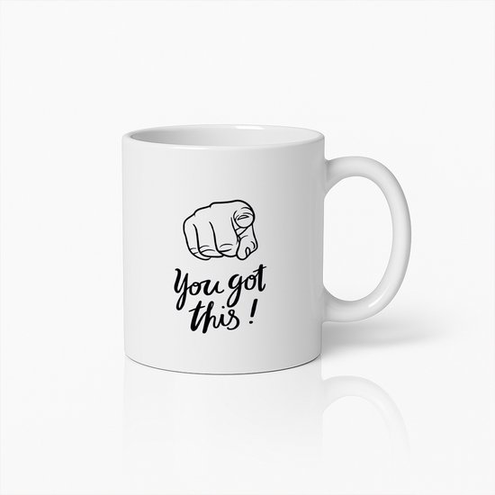 Motiverende "You Got This!" Inspirerende Koffiemok – Aanmoedigend ...