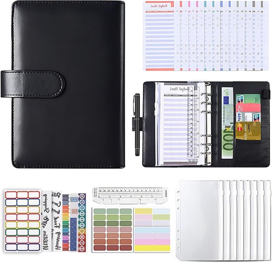 Allecto Premium - Budget Binder A6 met 12 Budget Sheets en 8 ...
