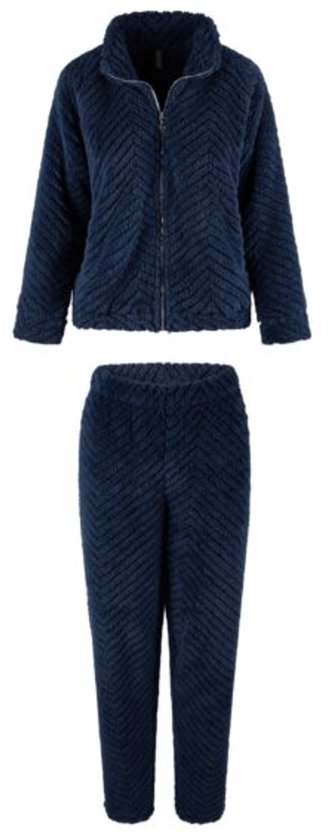 LingaDore - Fluffy Huispak Dark Denim - maat S - Blauw | bol