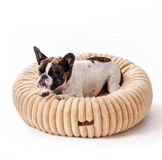 MEWOOFUN Hondenbed Groot Middelgroot Honden Wasbaar, 76x76cm Donut ...