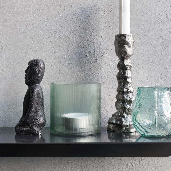 Theelichthouder Amka lichtblauw 10cm | bol