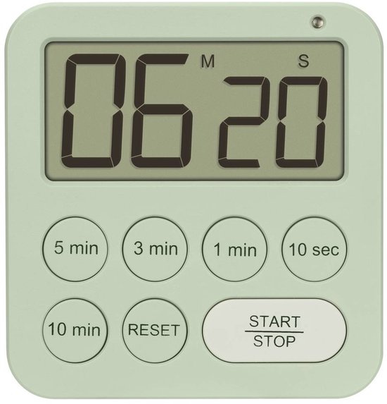 TFA Dostmann Digitaler Timer und Stoppuhr Timer Groen Digitaal | bol