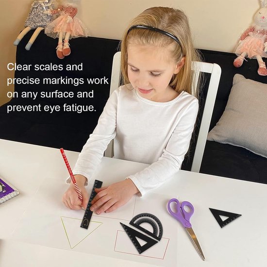 Metal Ruler - 4 Pieces - 15 cm Ruler - met Opbergdoos - Aluminium ...