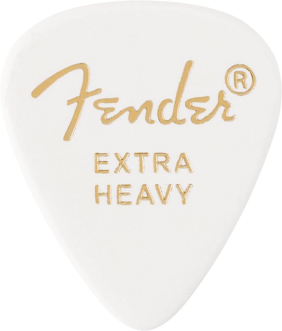 Fender Picks 351 White extra heavy - Plectrum set | bol