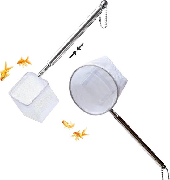 Allecto Plus - Aquarium Visnet met uittrekbare handgreep voor ...