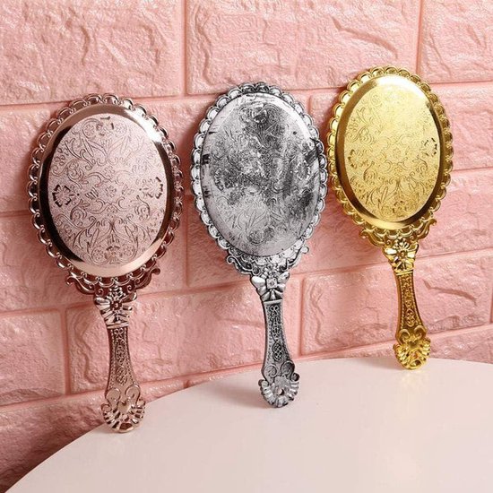 Hand Mirror with Handle Small Travel Pack Compact Mirrors Vintage ...