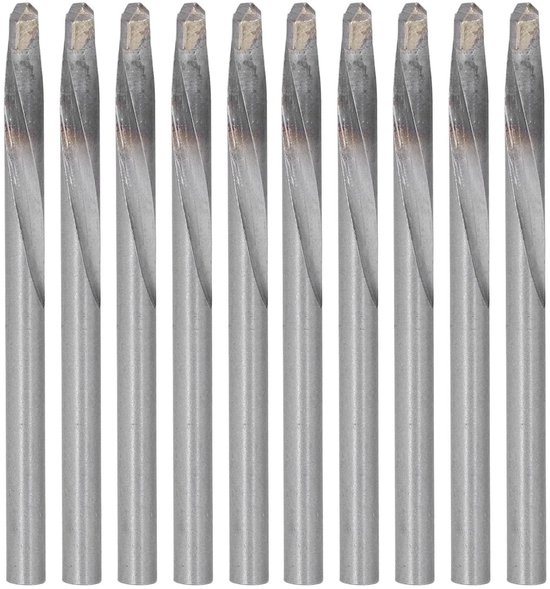 Boorset 10 stuks - Hardmetalen Boor Twist Boorbits Rechtsschacht ...
